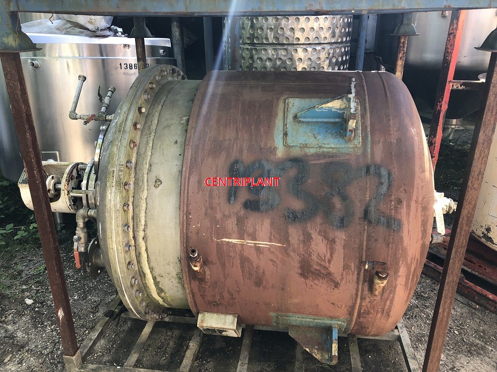 13105 - 950 LITRE STAINLESS STEEL STEAM JACKETED SIDE SCRAPE CONTRA ...