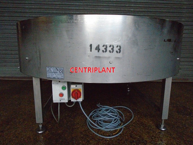 14565 - GRONINGER 900 MM DIA VARIABLE SPEED ROTARY INFEED TABLE ...